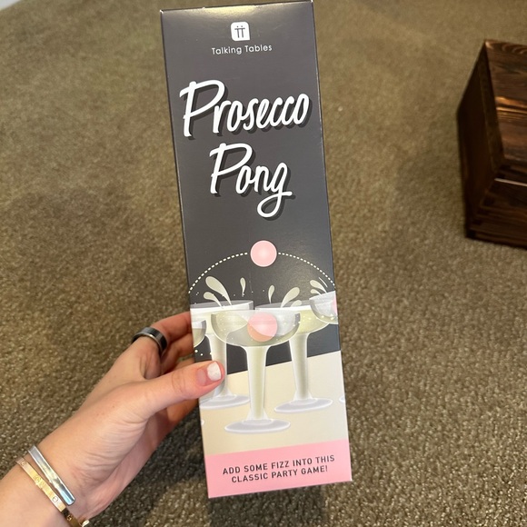 Talking Tables | Games | Prosecco Pong Game Pink And White Unopened ...